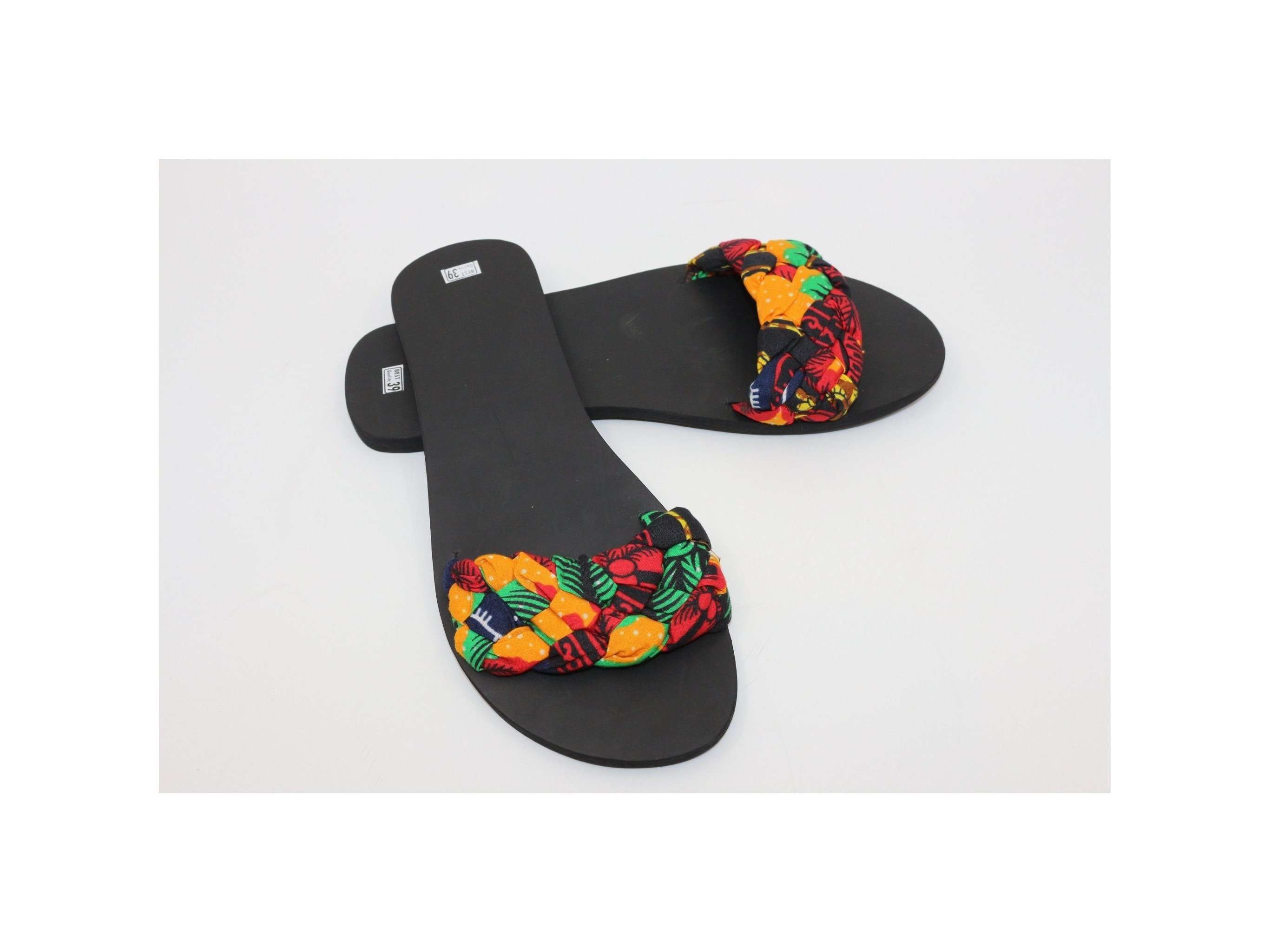 African print slippers | Authentic, hand-made, modern african fashion